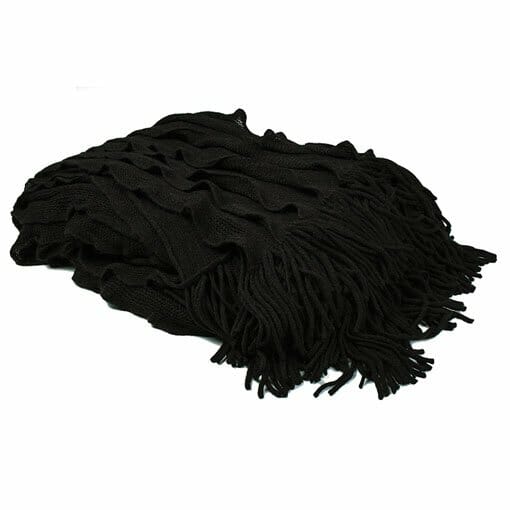 Cambridge Black Throw