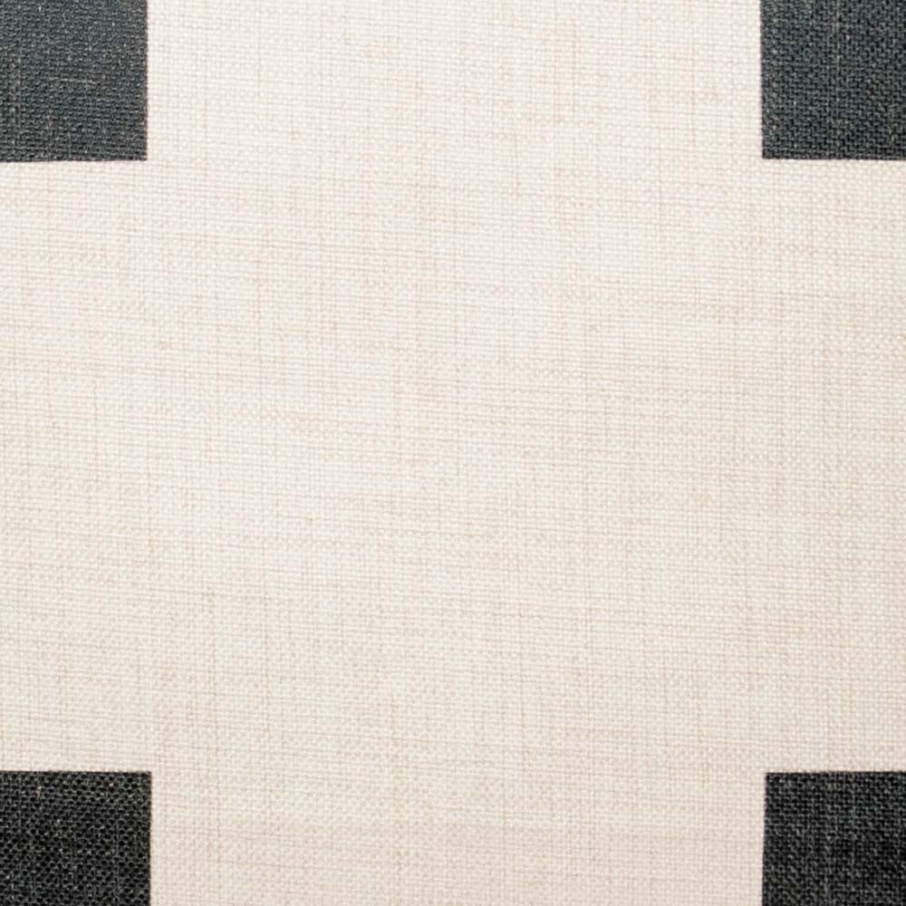 Monochrome Cross Cushion Cover - 45cm X 45cm