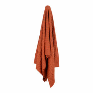 Buy Red Knitted Throw 150x130cm Online | Simply Cushions NZ