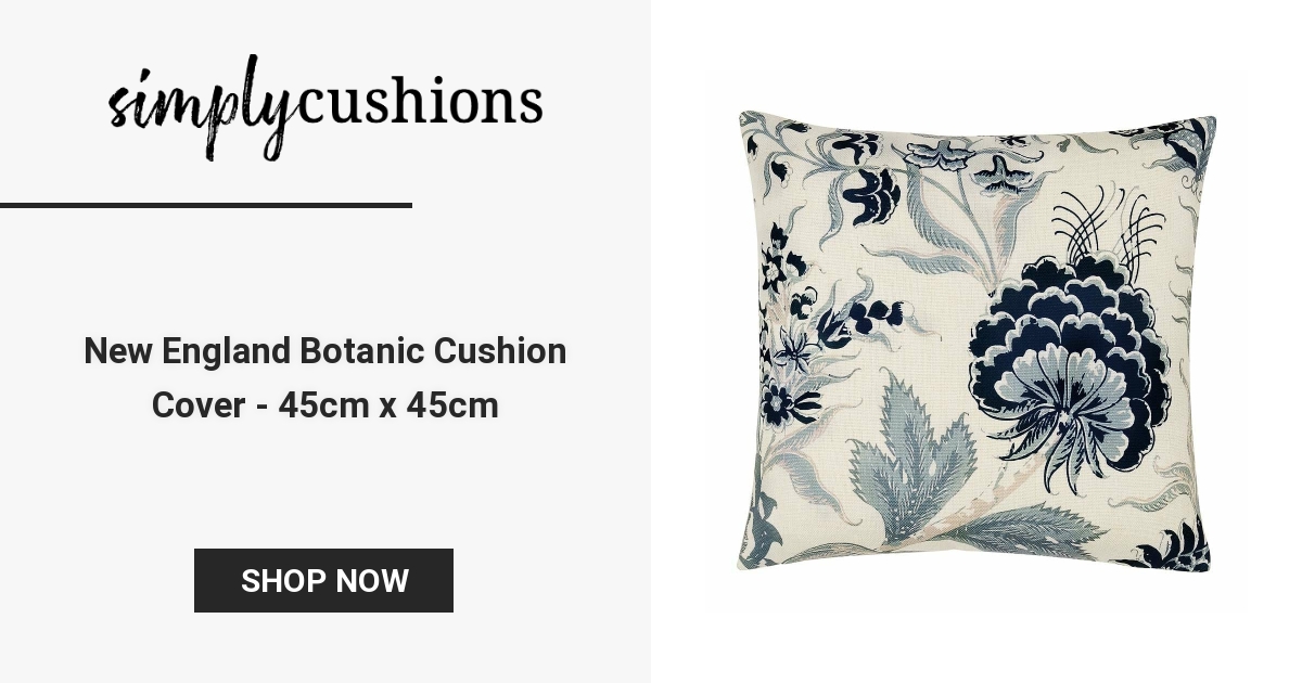 New England Botanic Cushion Cover - 45cm X 45cm